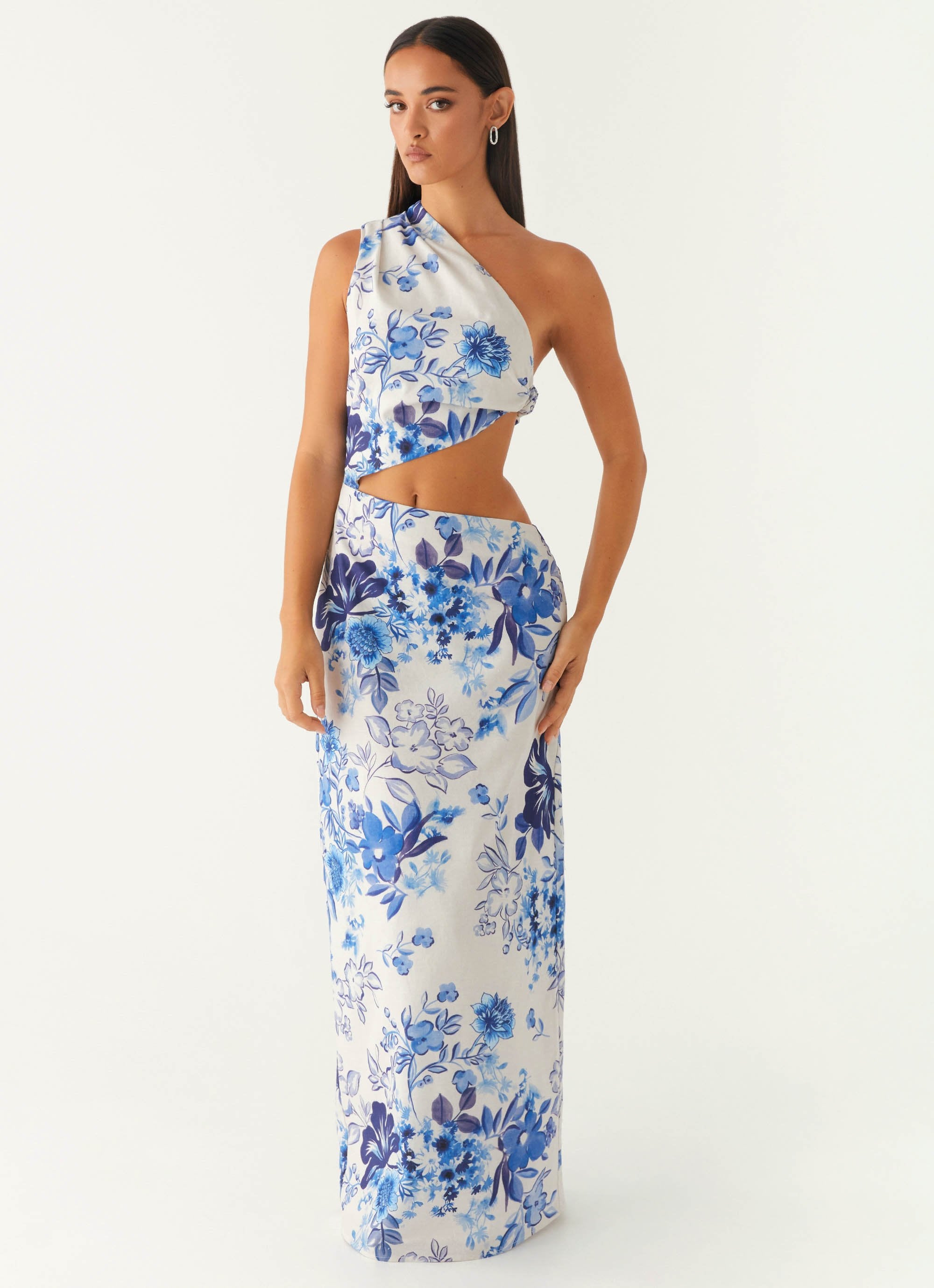 All Summer Long Maxi Dress - Serene Sky Floral – Peppermayo
