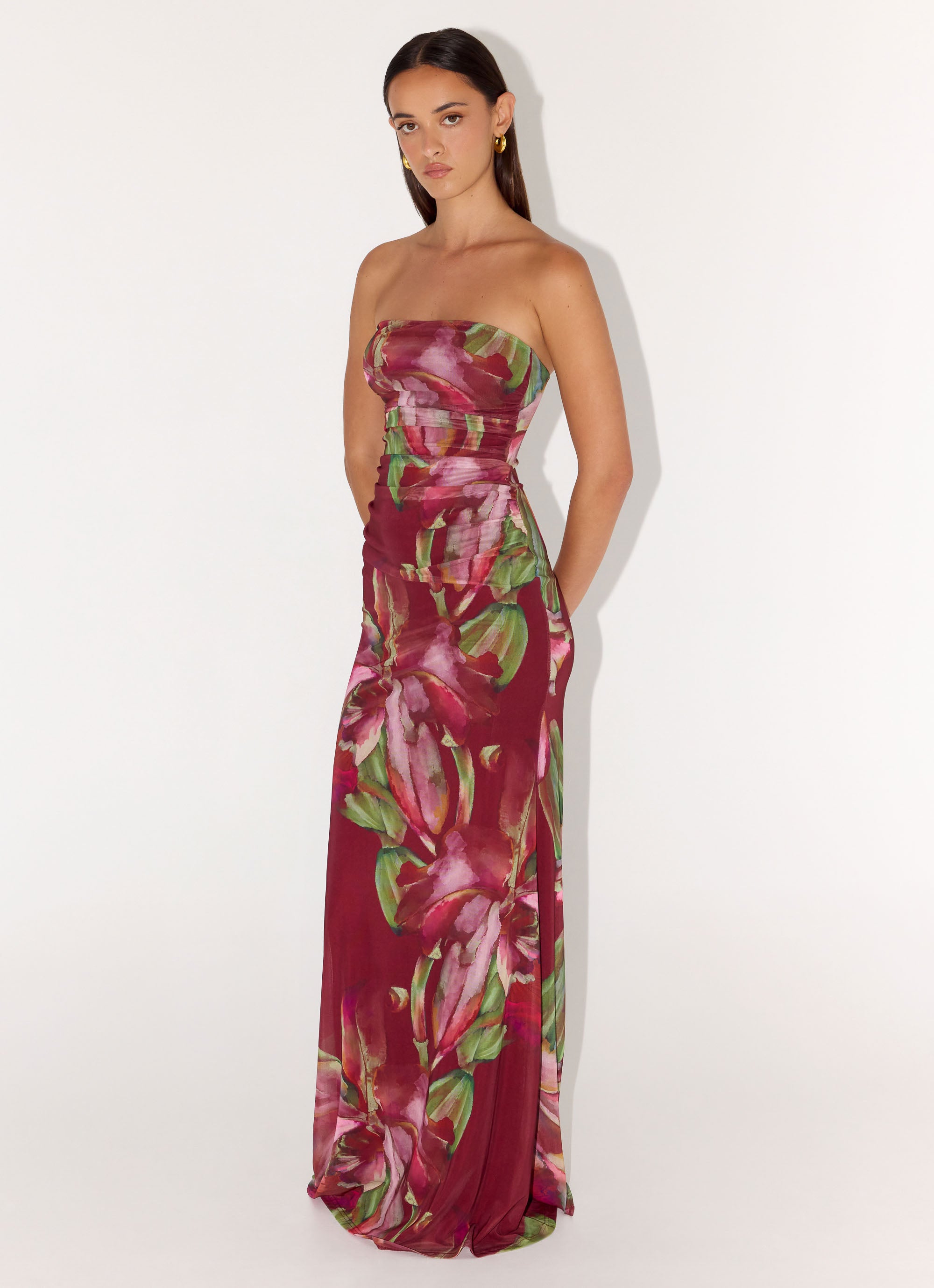 Iroha Strapless Maxi Dress - Cuba Cuba – Peppermayo